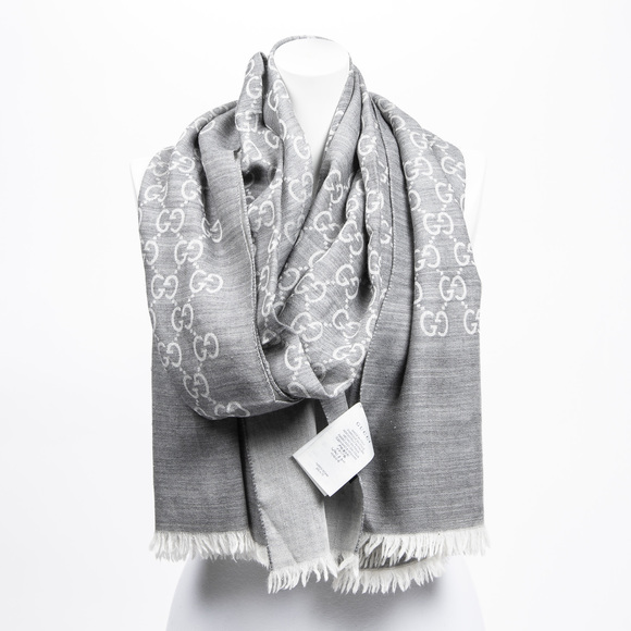 Gucci | Accessories | Gucci Monogrammed Scarf | Poshmark